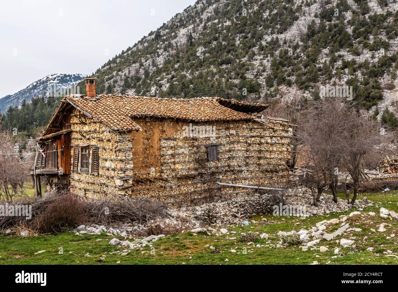 Original buildings reflecting traditional Ottoman architecture in ...