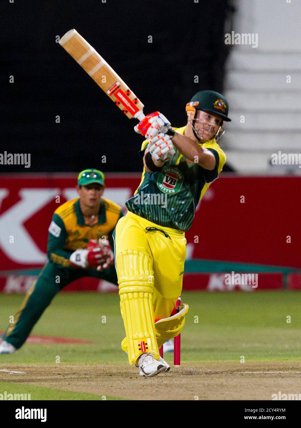 Dave warner cricket hi-res stock photography and images - Alamy