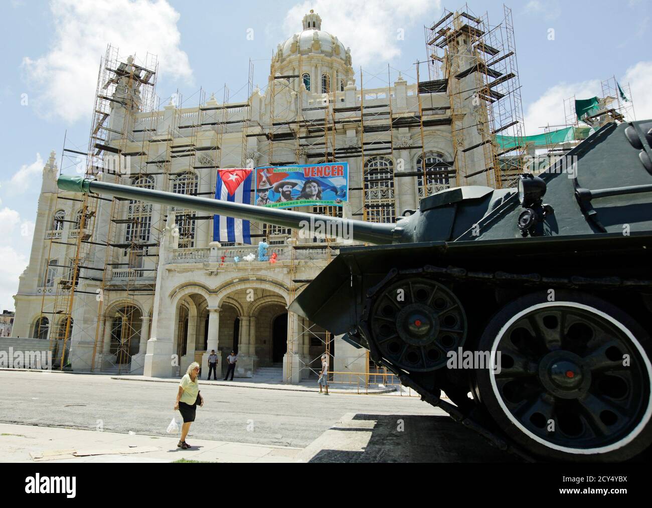 Havana Cuba Revolution Museum Tank High Resolution Stock Photography ...