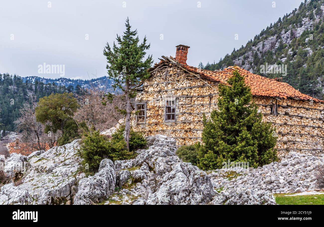 Original buildings reflecting traditional Ottoman architecture in ...