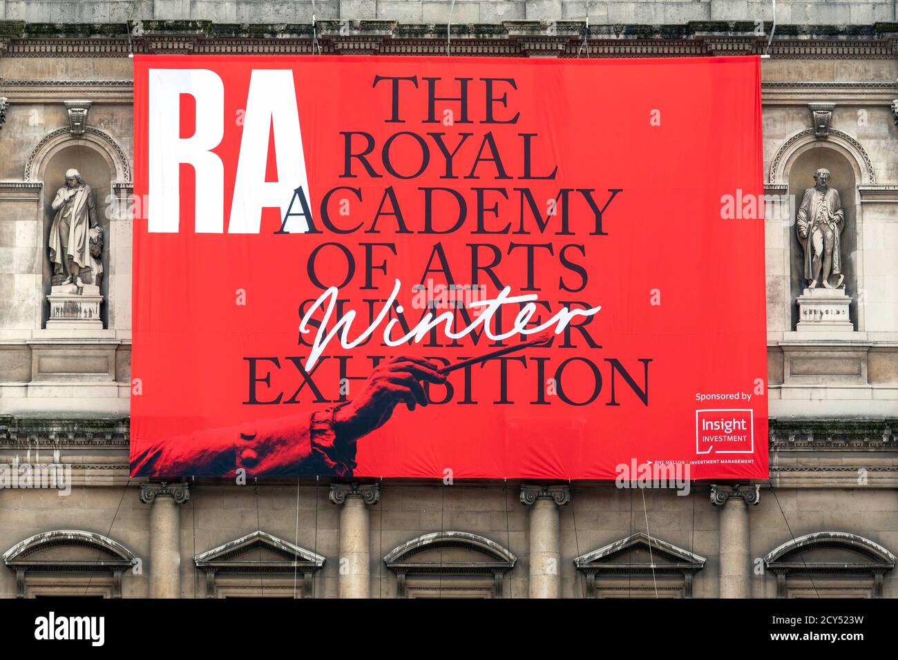 Banner advertising for the first time in history a Royal Academy of ...
