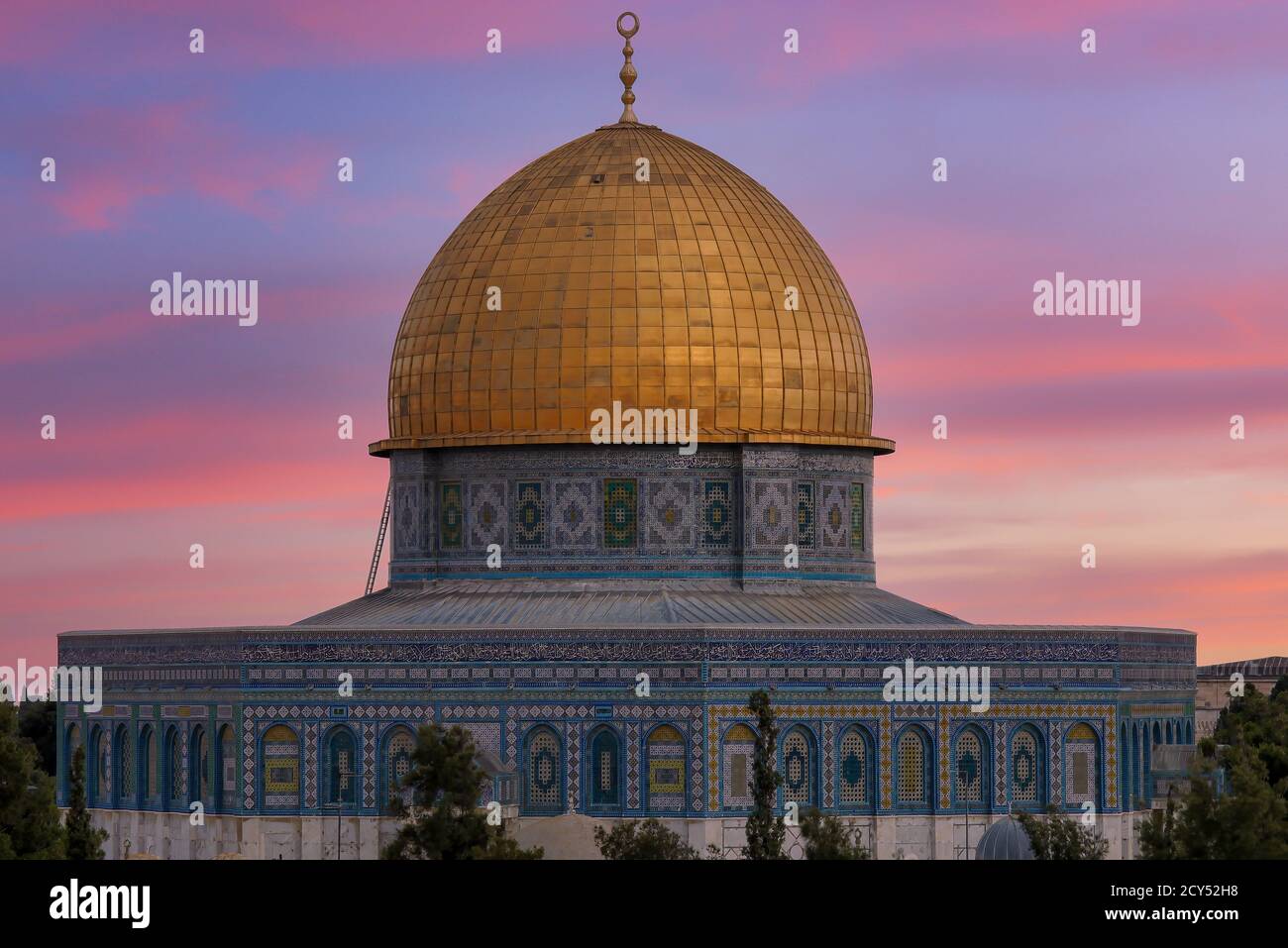 Is an islamic shrine located on the temple mount hi-res stock ...