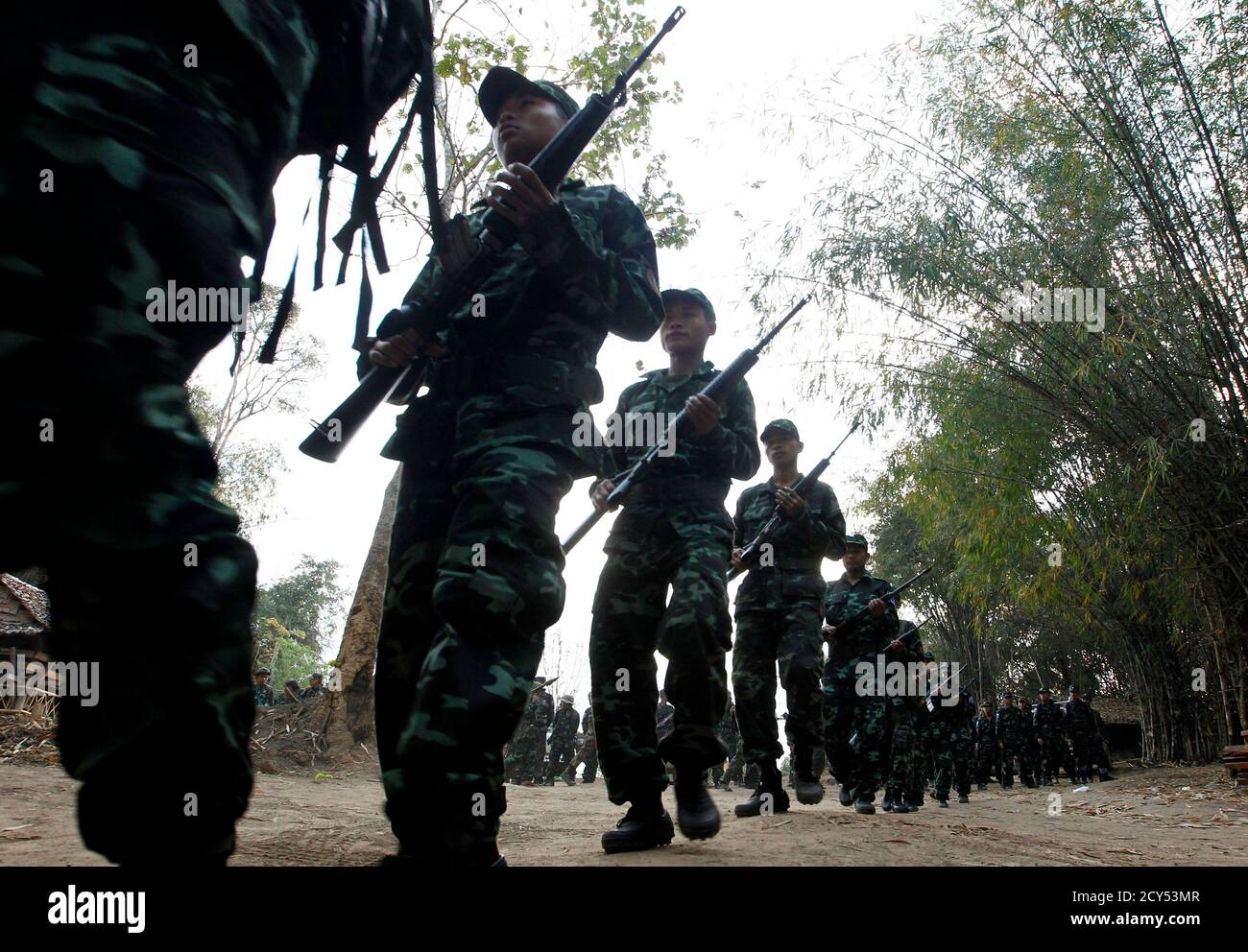 Myanmar military knu army hi-res stock photography and images - Alamy