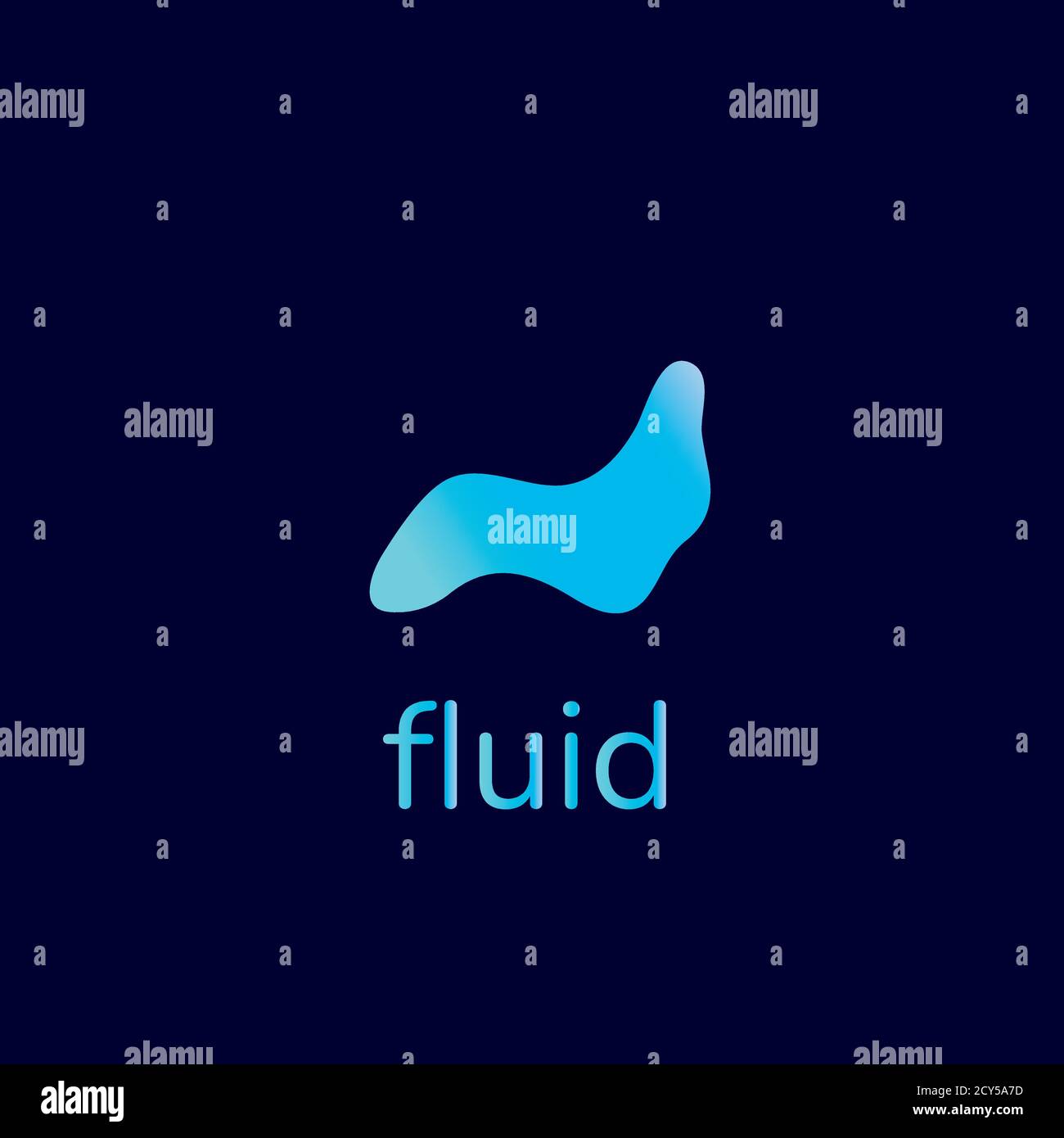 Fluid vector logo. Fluid icon. Vector Stock Vector Image & Art - Alamy