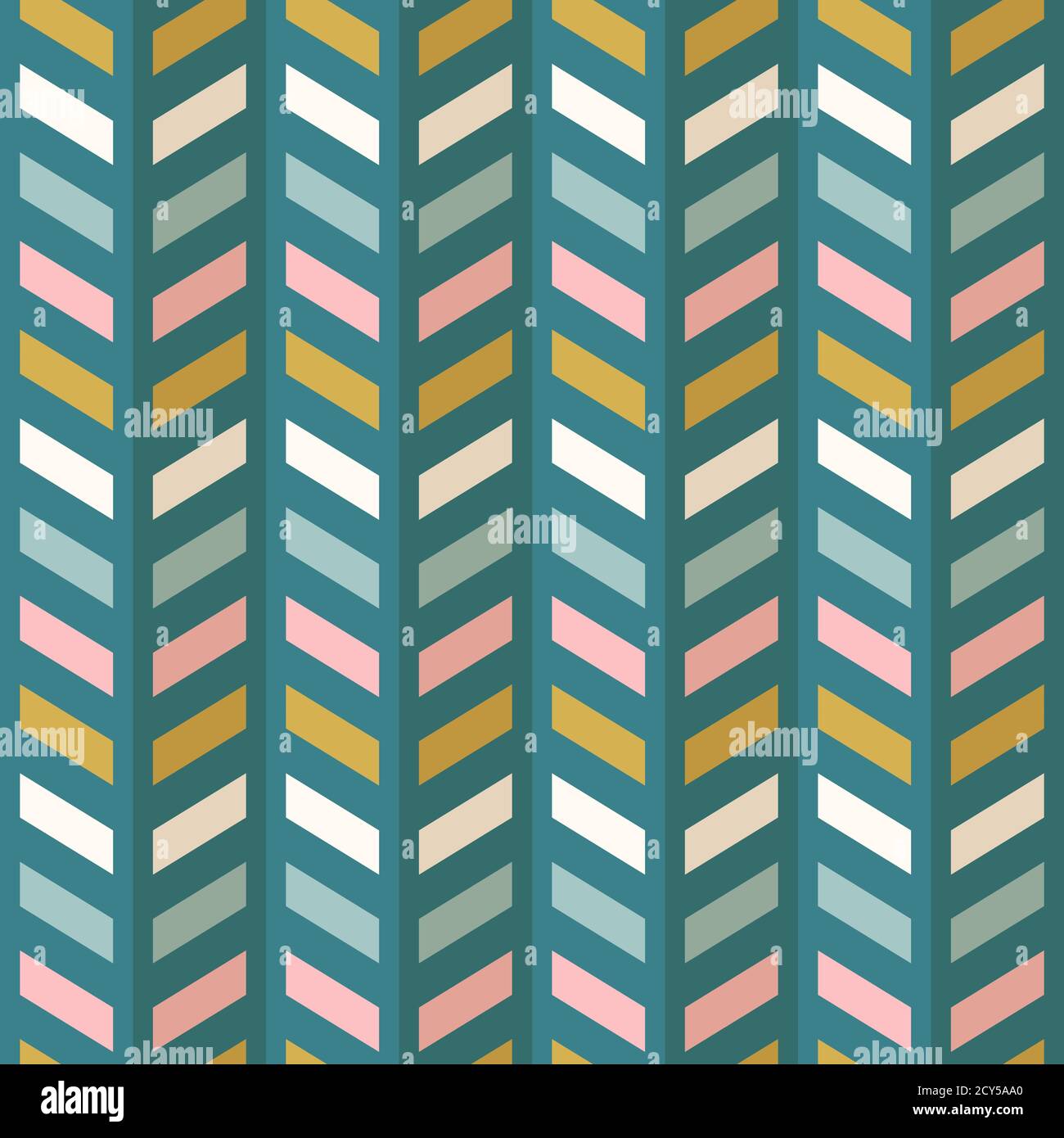 Mint Chevron Background
