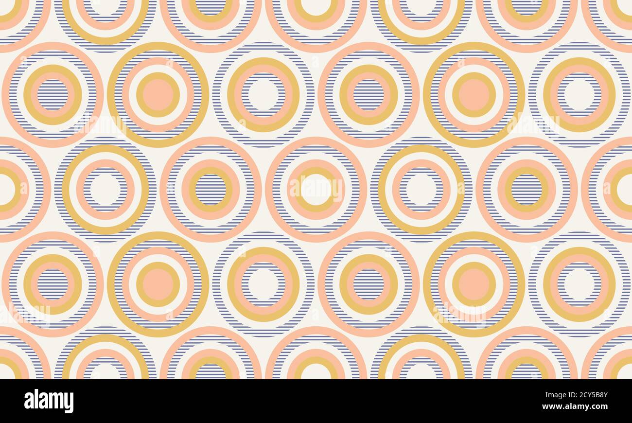 Abstract geometry in retro colors, geometric shapes geo pattern ...