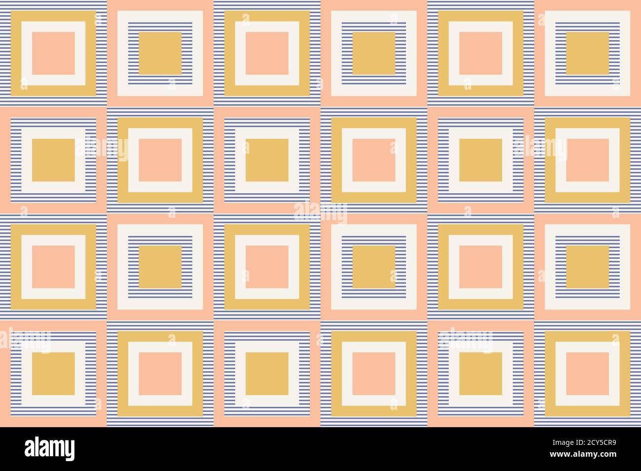 Abstract geometry in retro colors, geometric shapes geo pattern ...