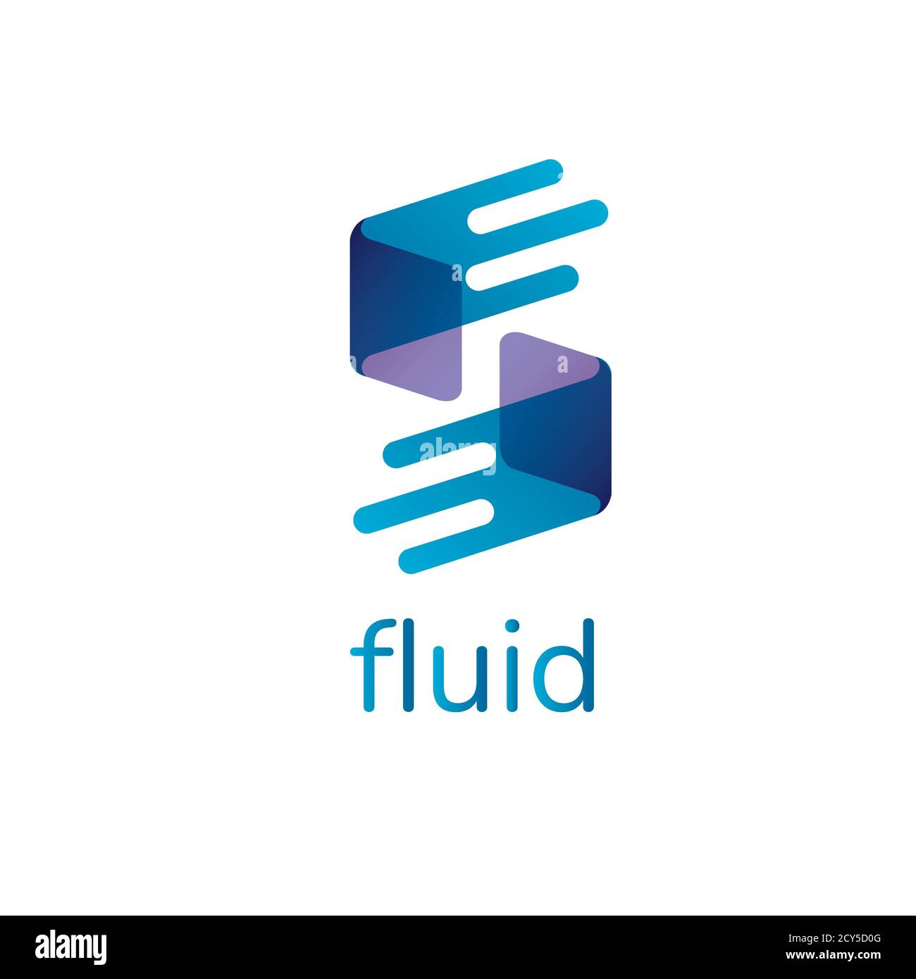 Fluid vector logo. Fluid icon. Vector Stock Vector Image & Art - Alamy