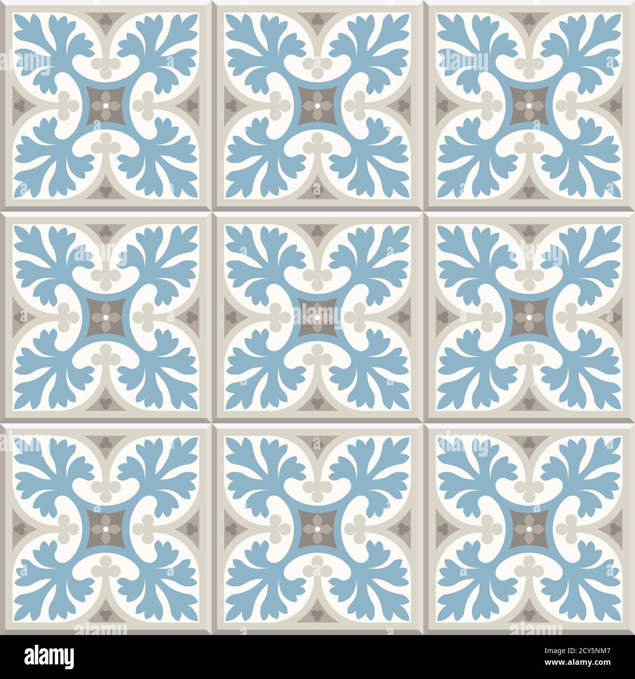 Ancient floor ceramic tiles. Flooring tiling seamless vector background ...