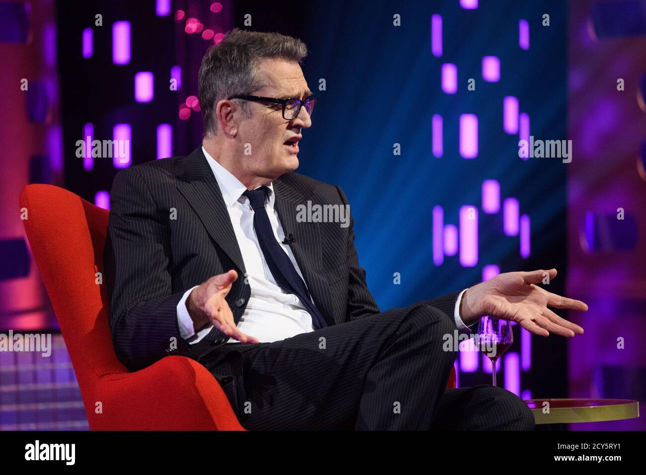 Rupert Everett during the filming for the Graham Norton Show at BBC ...