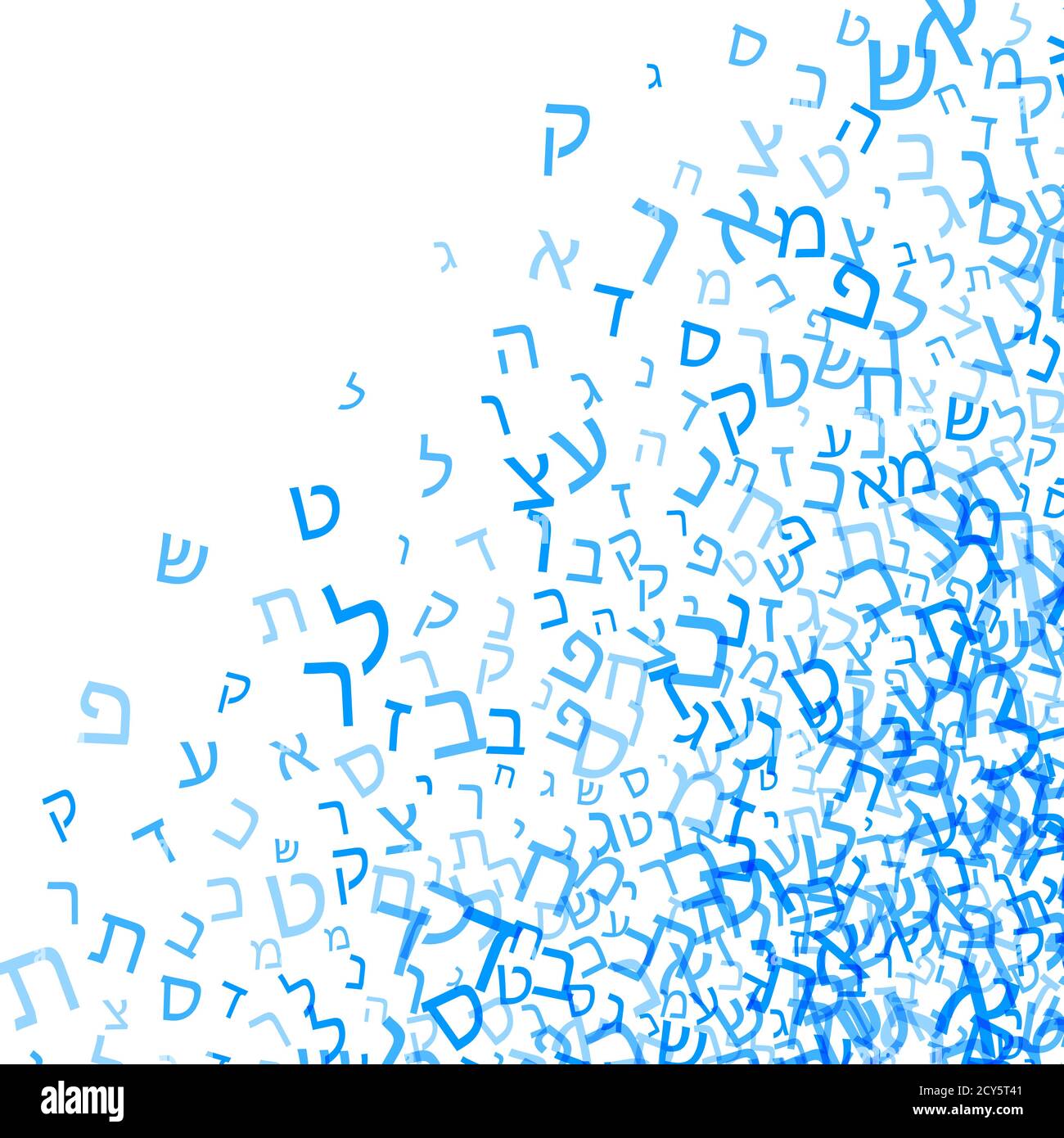 All letters of Hebrew alphabet, Jewish ABC background. Hebrew letters ...