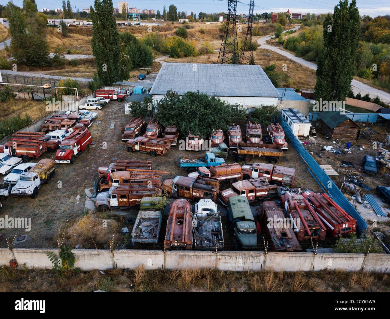 Old fire trucks hi-res stock photography and images - Alamy