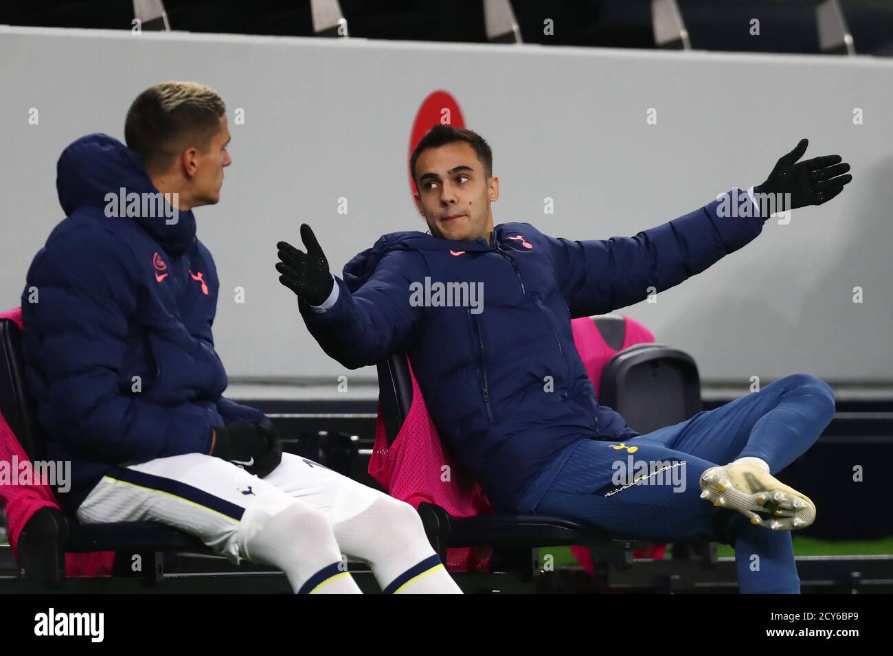 Tottenham hotspurs bench hi-res stock photography and images - Alamy