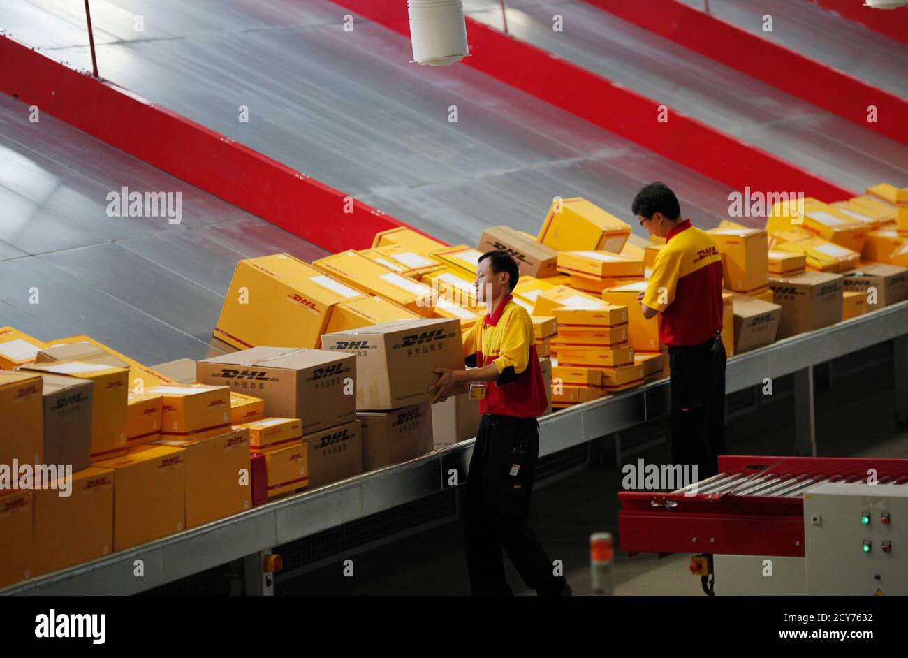 Dhl employee hi-res stock photography and images - Alamy