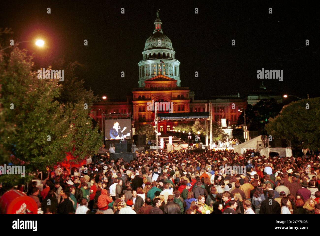 George bush election night 2000 hi-res stock photography and images - Alamy