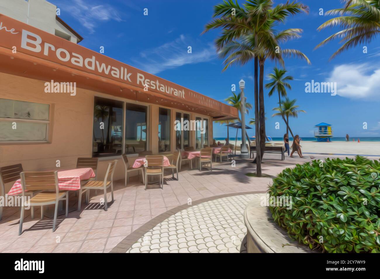 Hollywood Broadwalk is Open Stock Photo - Alamy