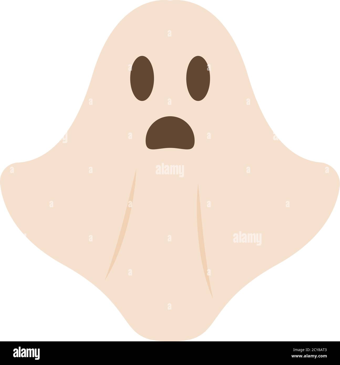 Isolated phantom halloween october scary icon- Vector Stock Vector ...