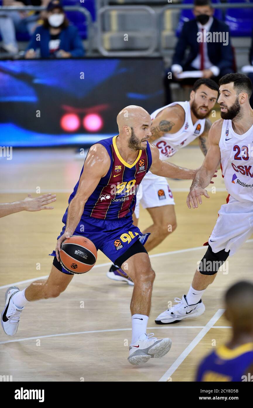 Nicholas William Calathes of FC Barcelona during the Turkish Airlines ...