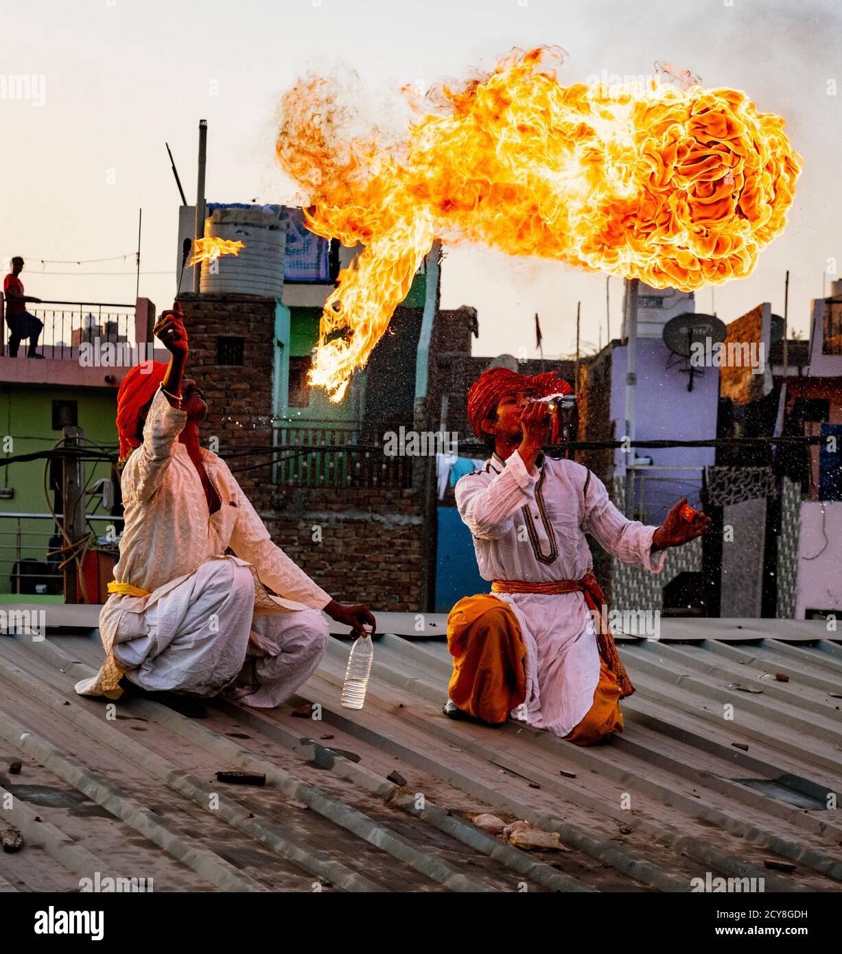 Vintage Circus Fire Breather
