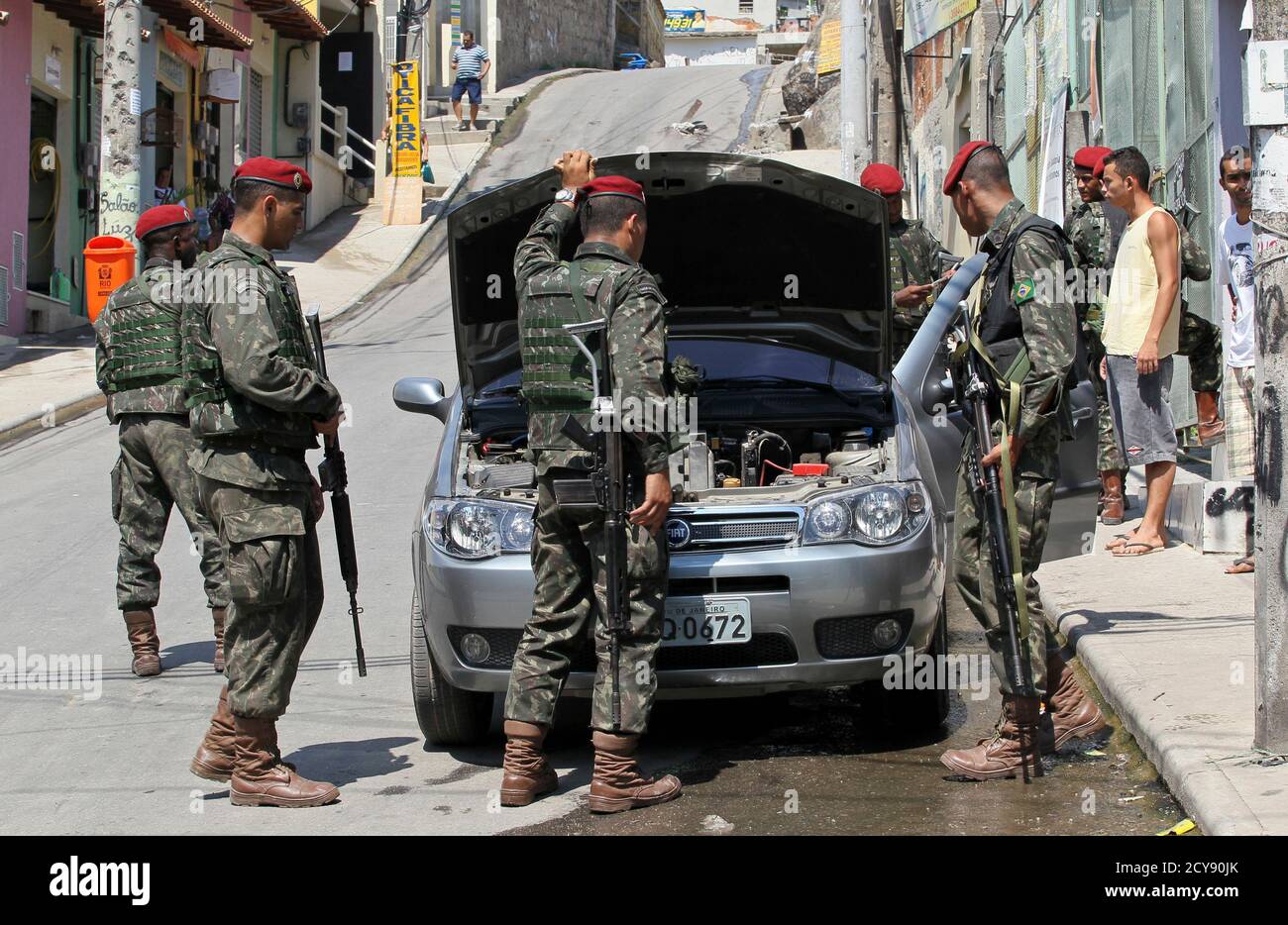 Military police car rio hi-res stock photography and images - Alamy