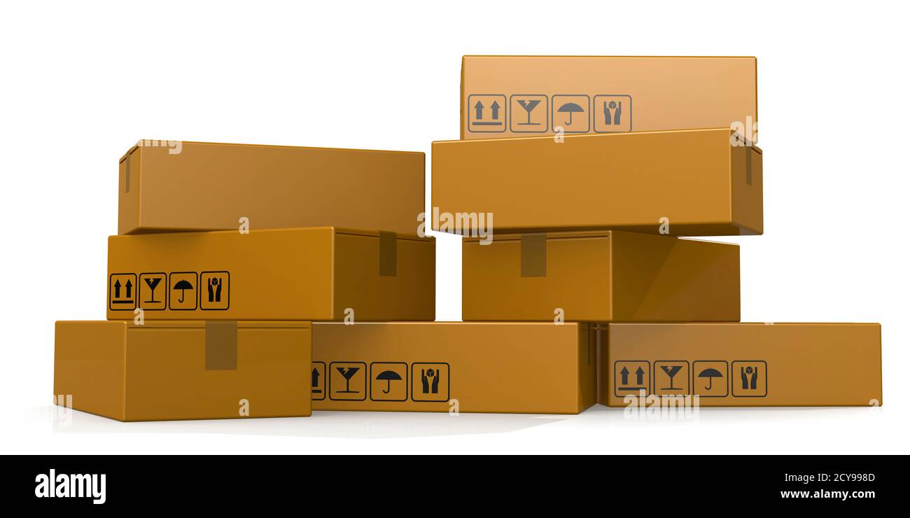 Storage boxes cardboard furniture Cut Out Stock Images & Pictures - Alamy