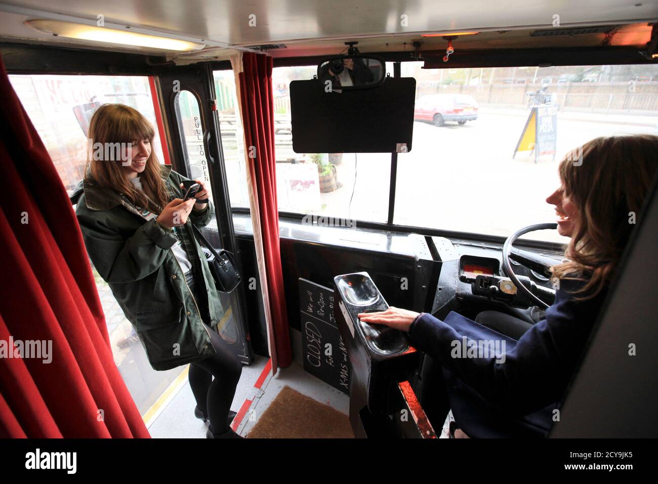 London Bus Drivers Seat High Resolution Stock Photography and Images ...