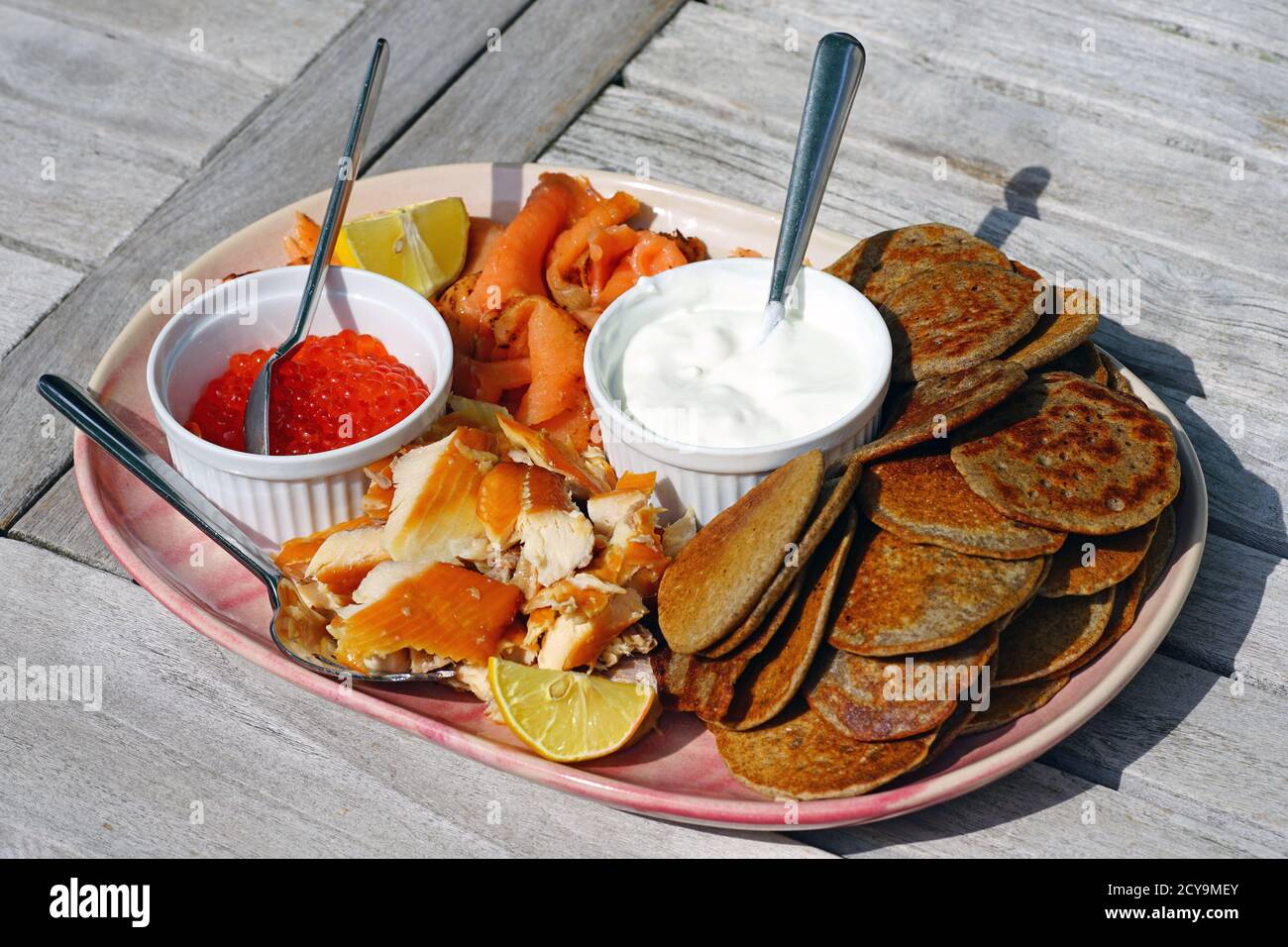 Smoked fish platter hi-res stock photography and images - Alamy