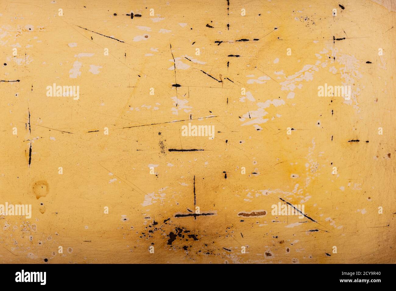 Abstract texture of used metal baking or roasting tray for background ...