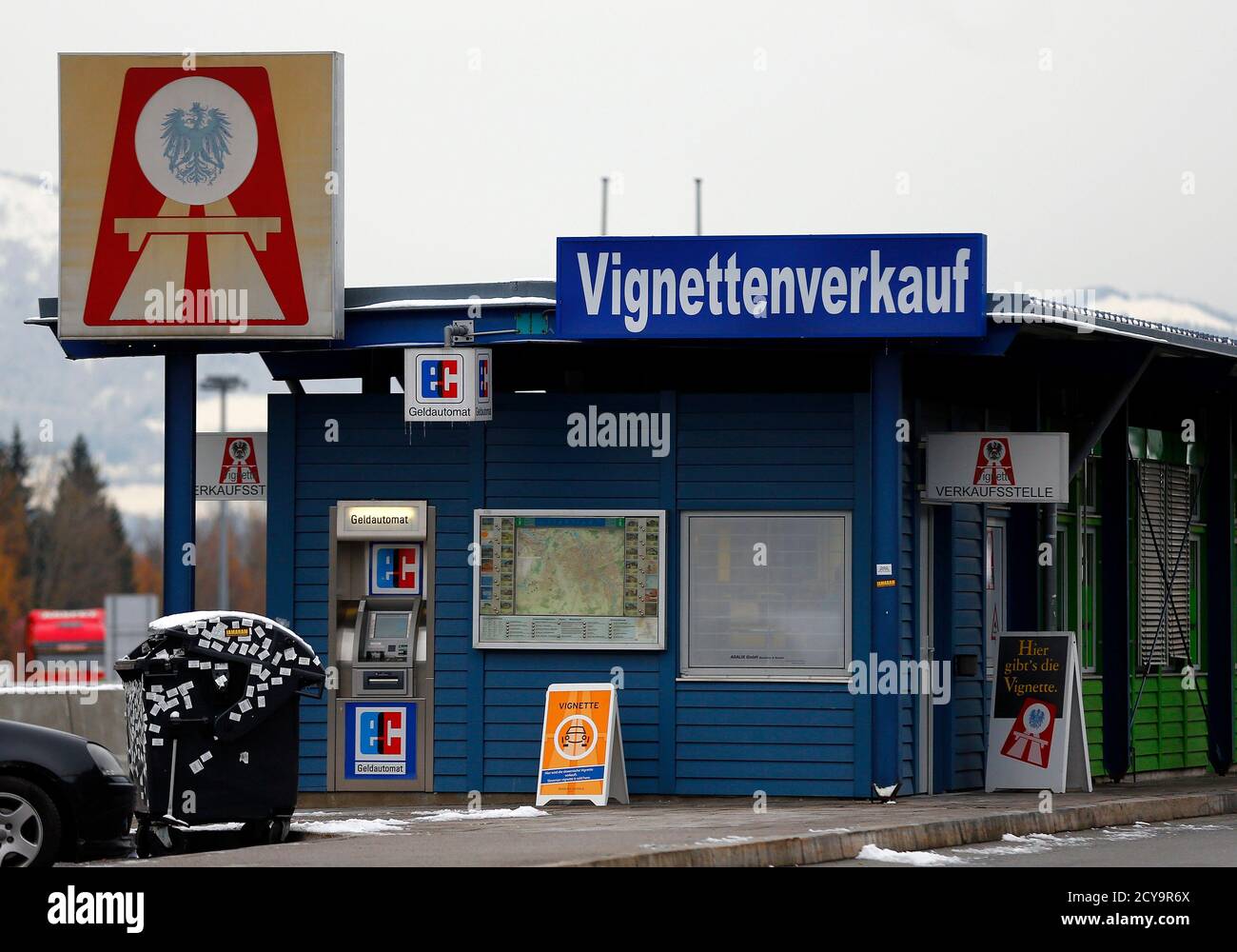 Austrian toll road hi-res stock photography and images - Alamy