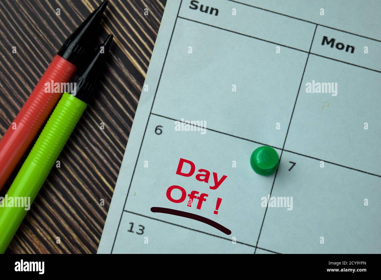Annual leave calendar hi-res stock photography and images - Alamy