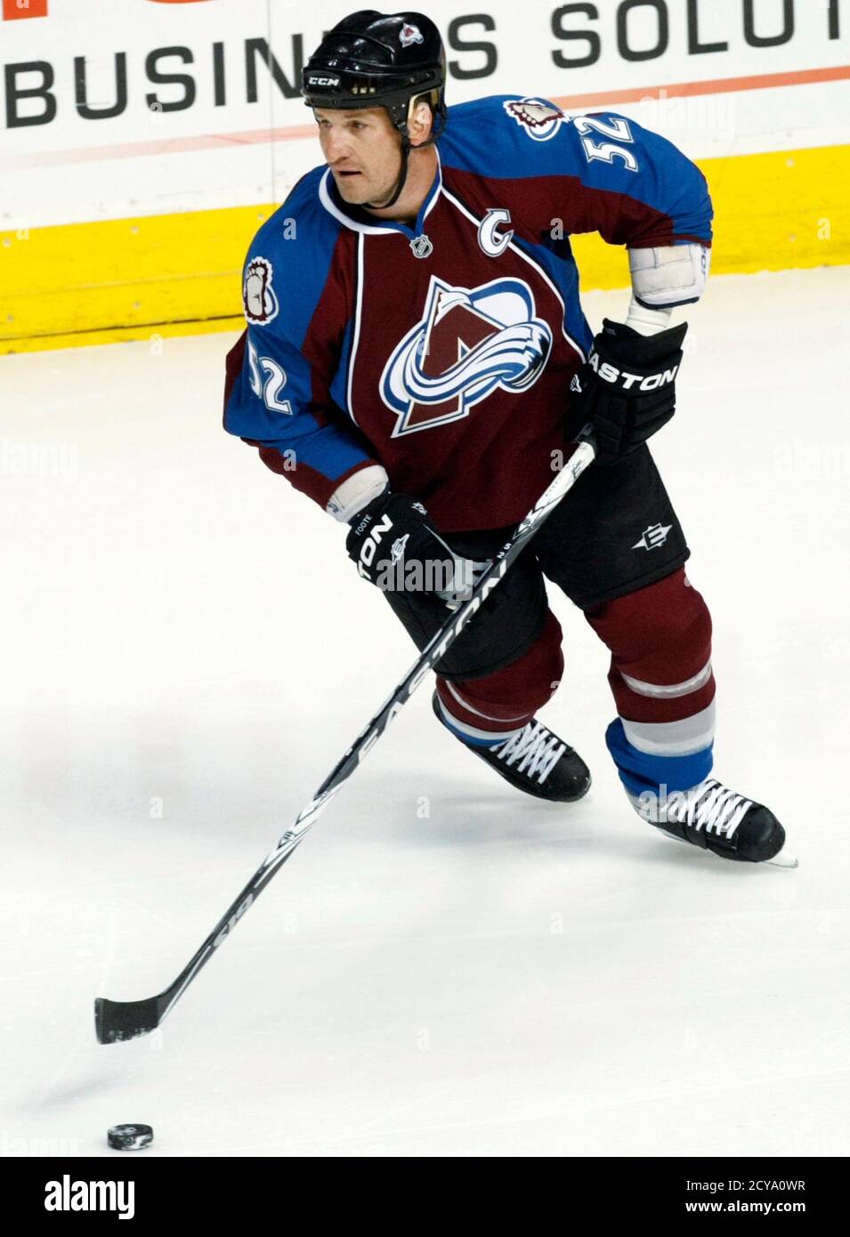 Colorado avalanche defenseman adam foote hi-res stock photography and ...