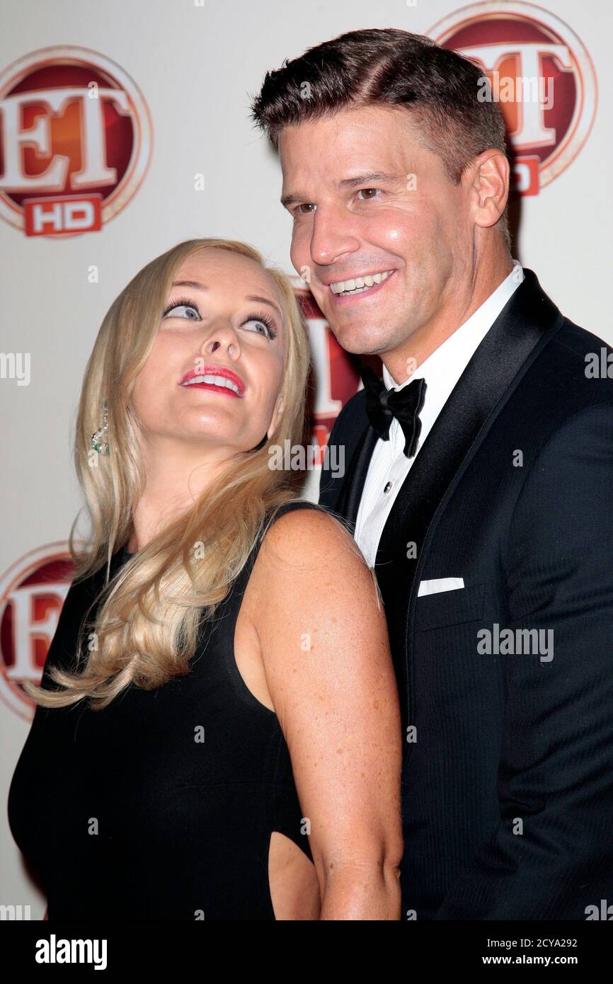 David boreanaz jaime bergman hi-res stock photography and images - Alamy