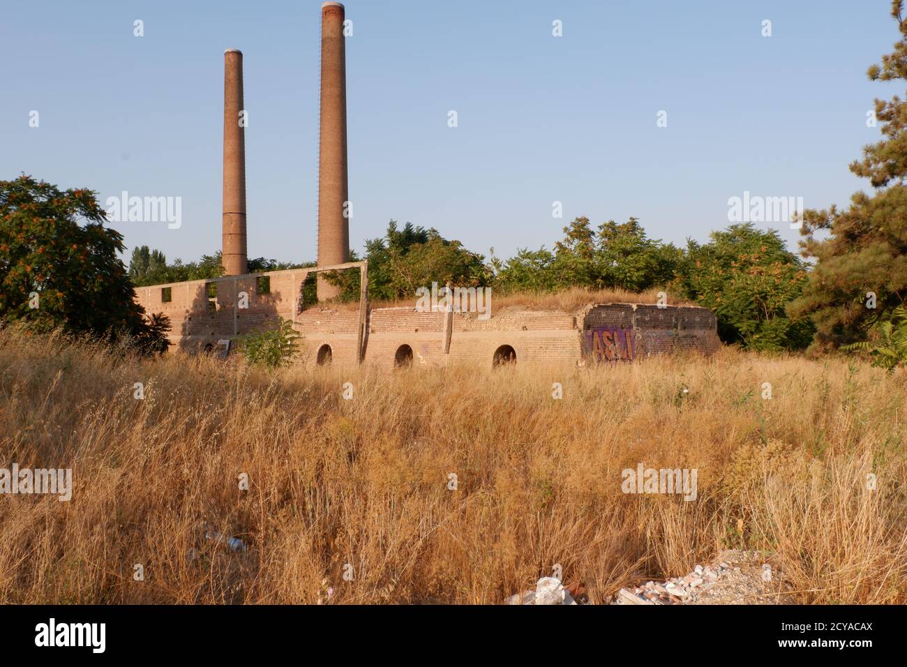 Big factory chimney hi-res stock photography and images - Alamy