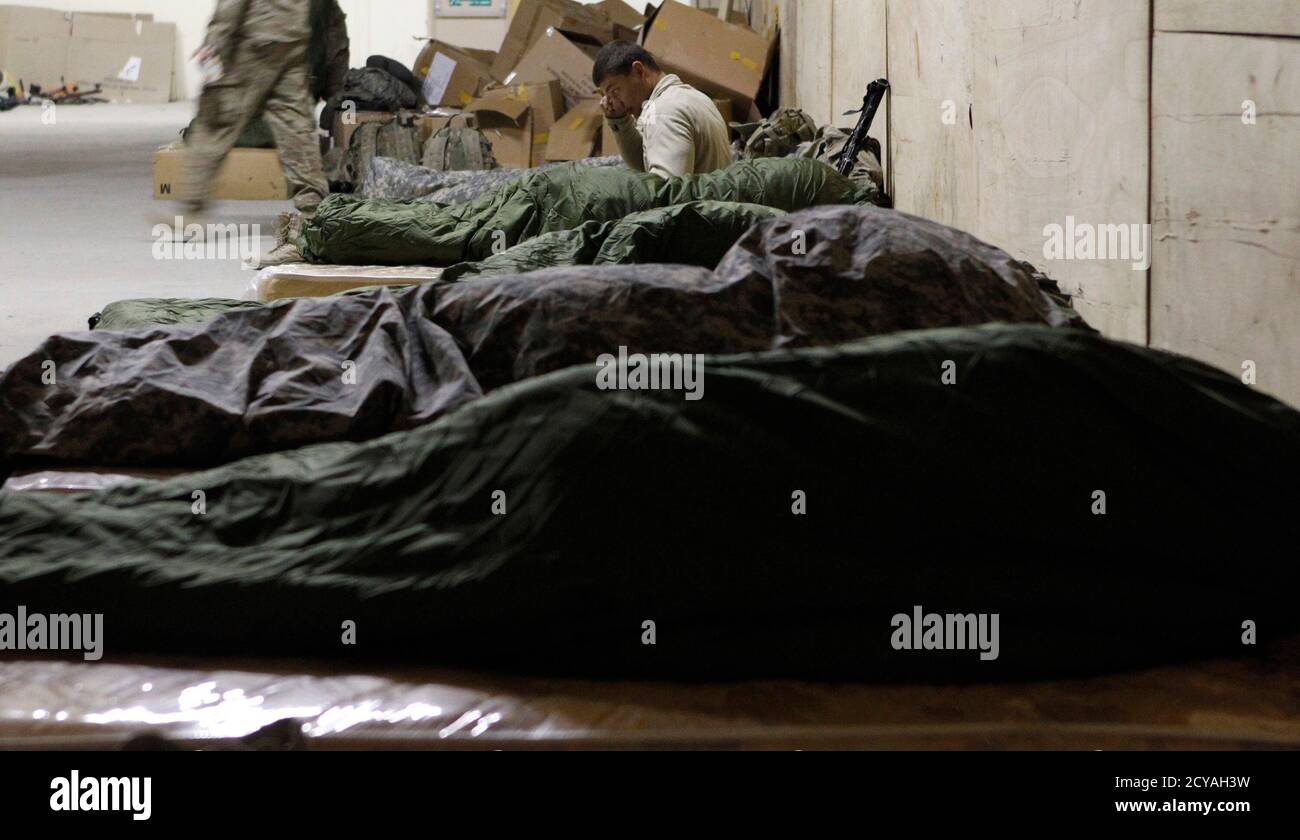 Soldier afghanistan sleeping hi-res stock photography and images - Alamy