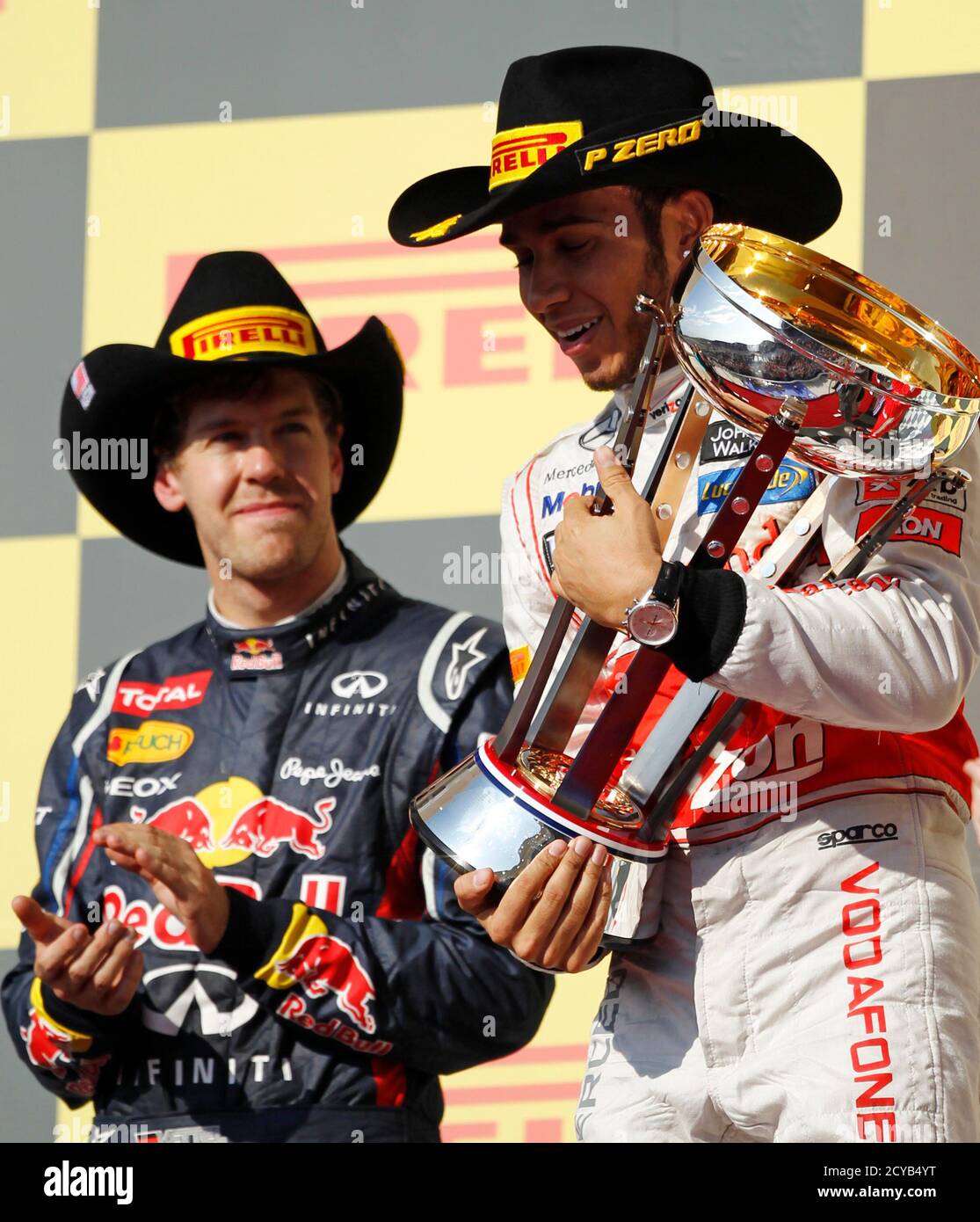 Formula 1 championship trophy hi-res stock photography and images - Alamy
