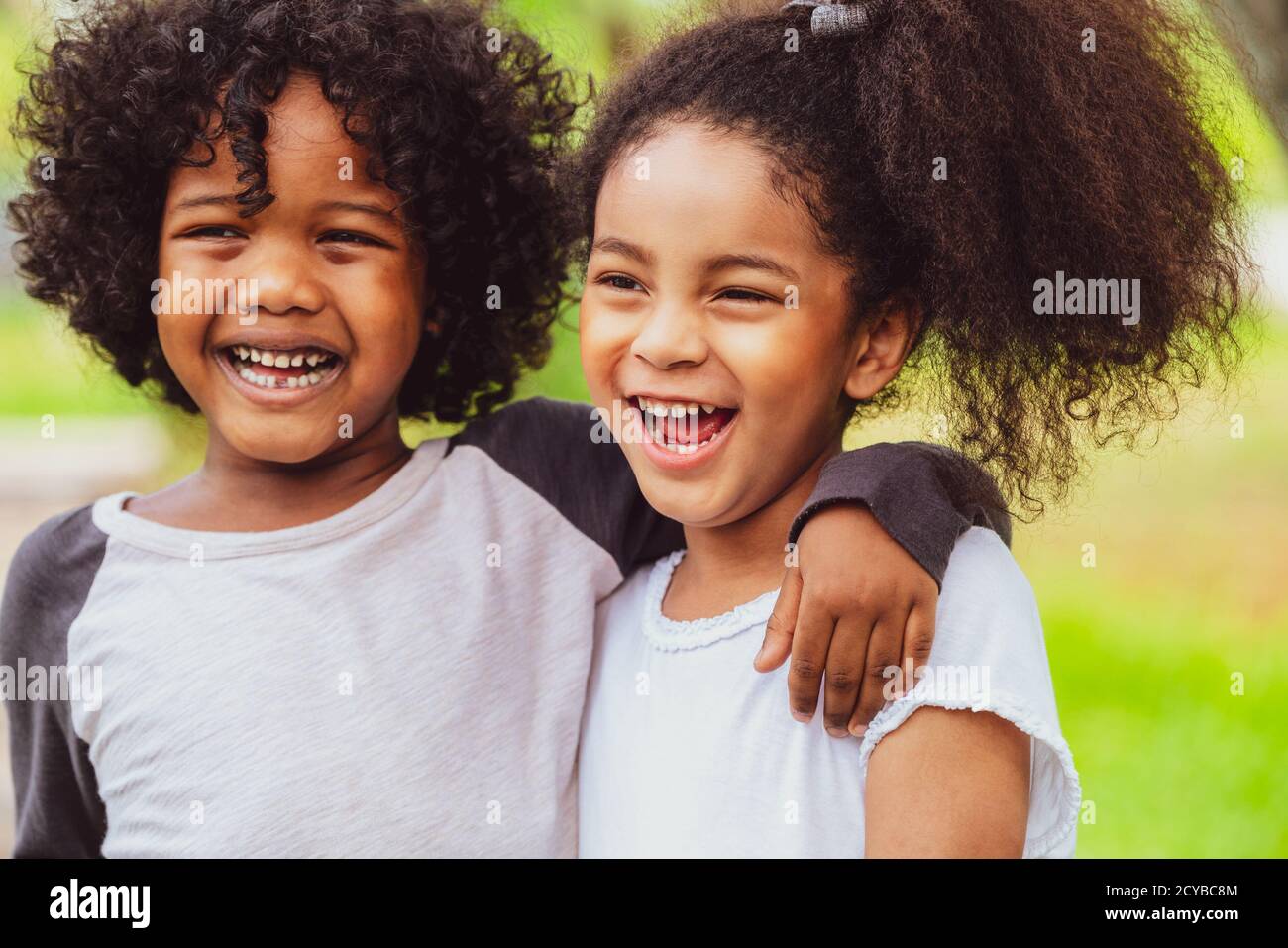 Happy African American Children