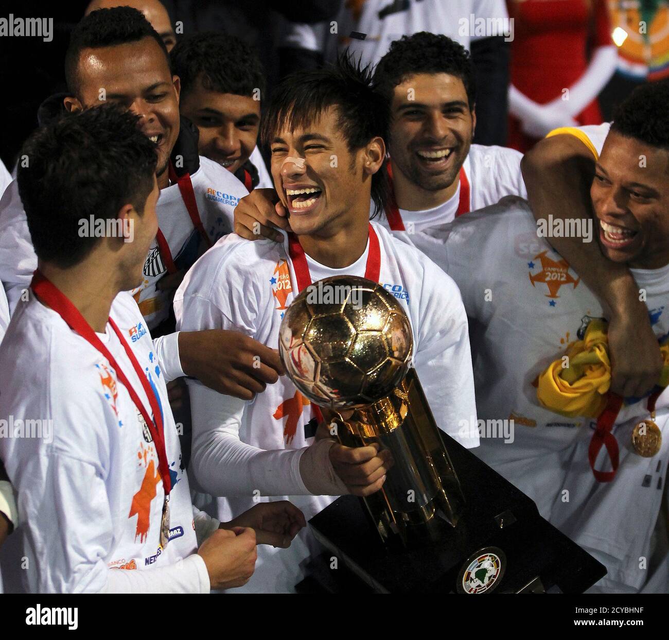 Neymar santos trophy hi-res stock photography and images - Alamy