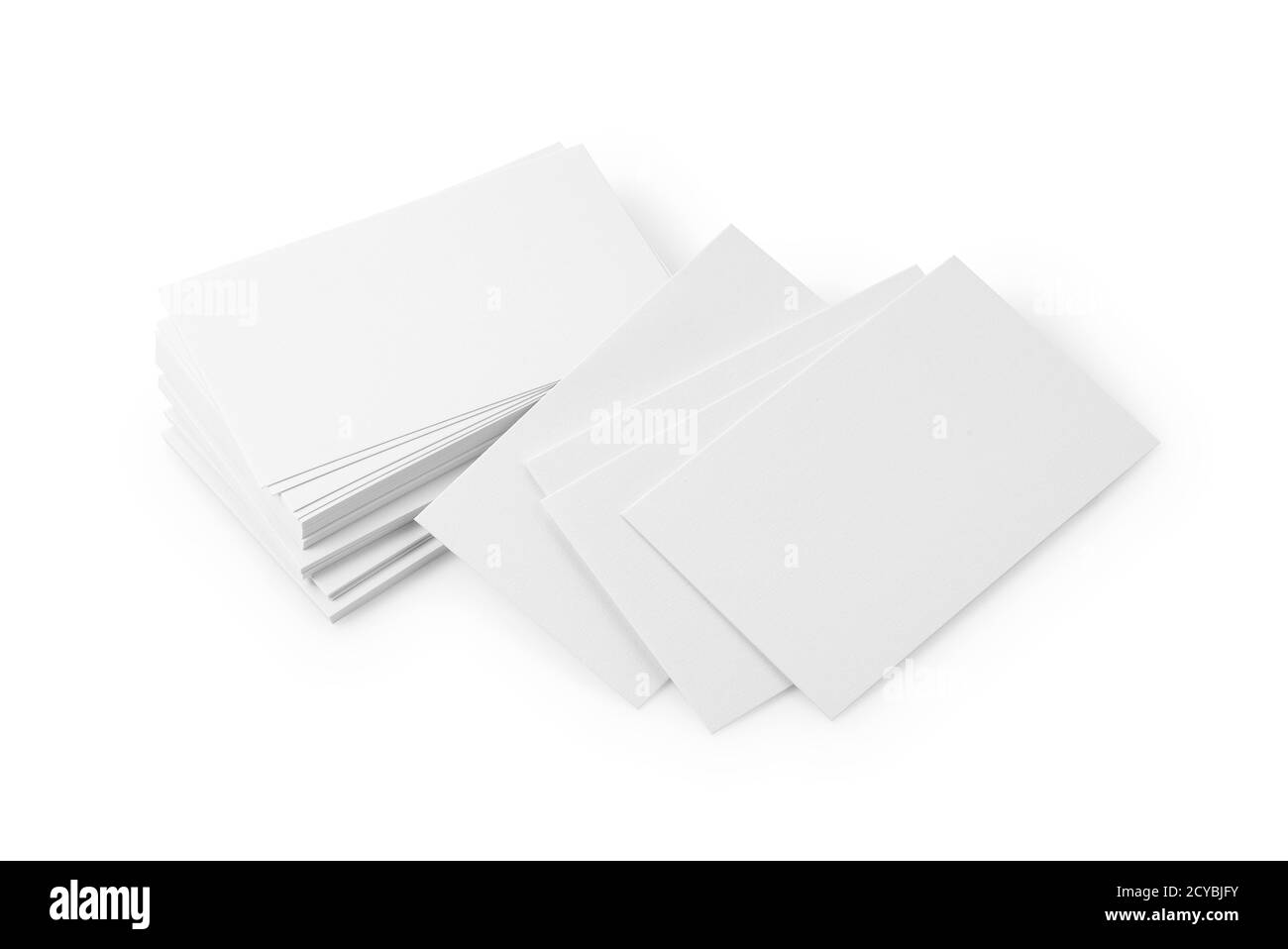 Pile business cards on Cut Out Stock Images & Pictures - Alamy