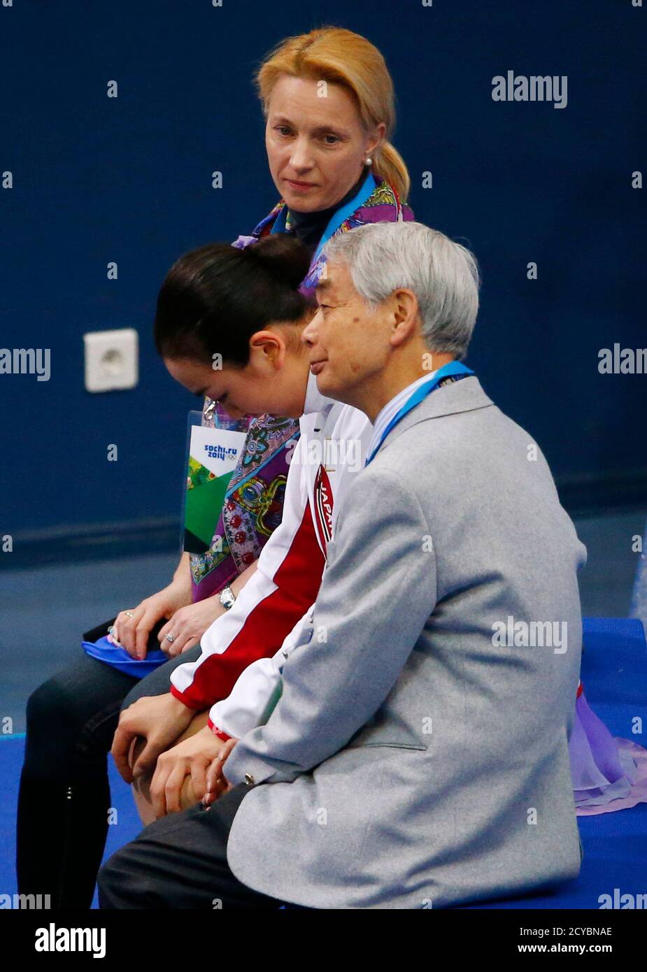 Nobuo Sato Coach Mao Asada High Resolution Stock Photography and Images ...
