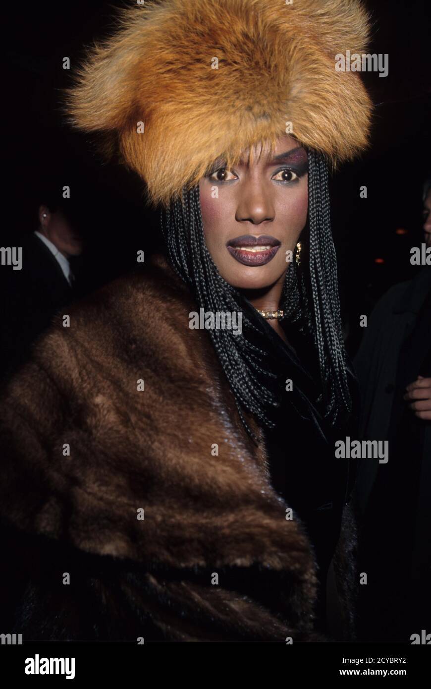 Grace Jones at the New Year's Eve 2000 party , Studio 54 in New York ...