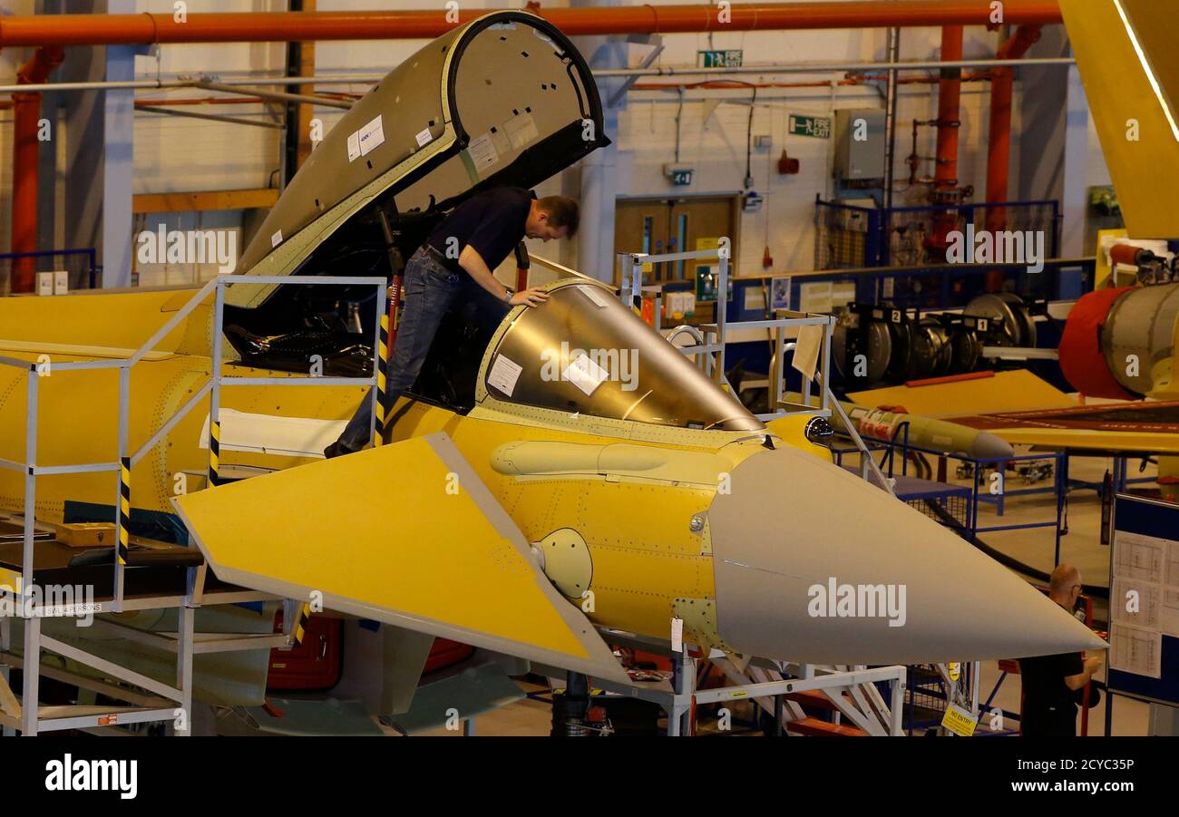Eurofighter typhoon aircraft bae warton hi-res stock photography and ...
