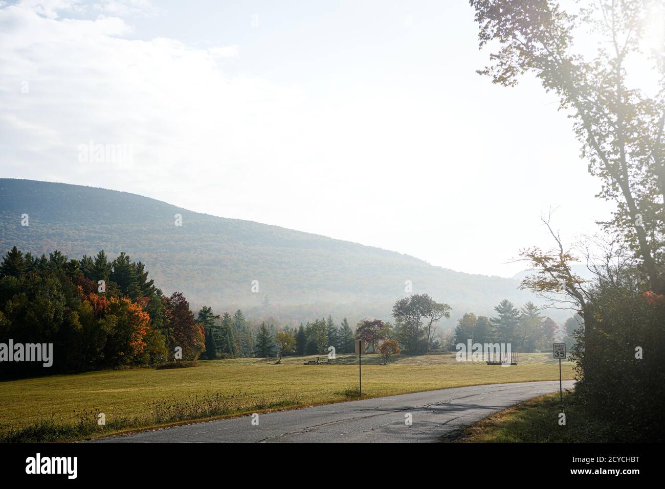 Fall colors in Vermont Stock Photo - Alamy