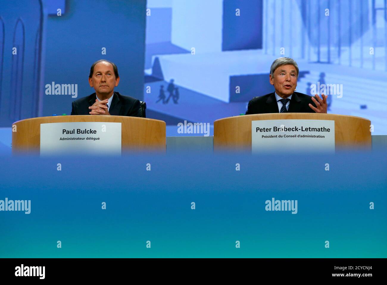 Nestlé ceo peter brabeck letmathe hi-res stock photography and images ...