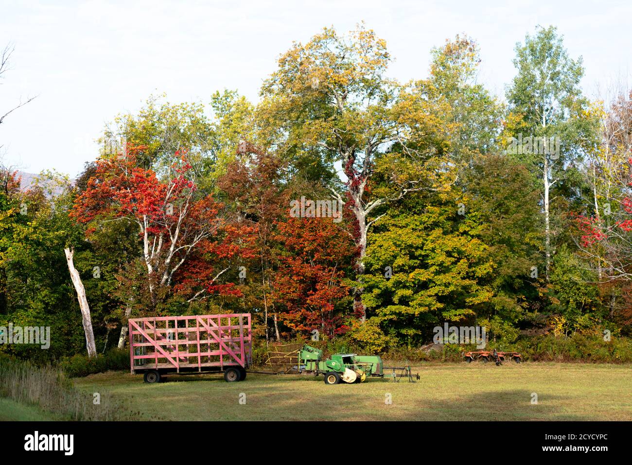 Fall colors in Vermont Stock Photo - Alamy