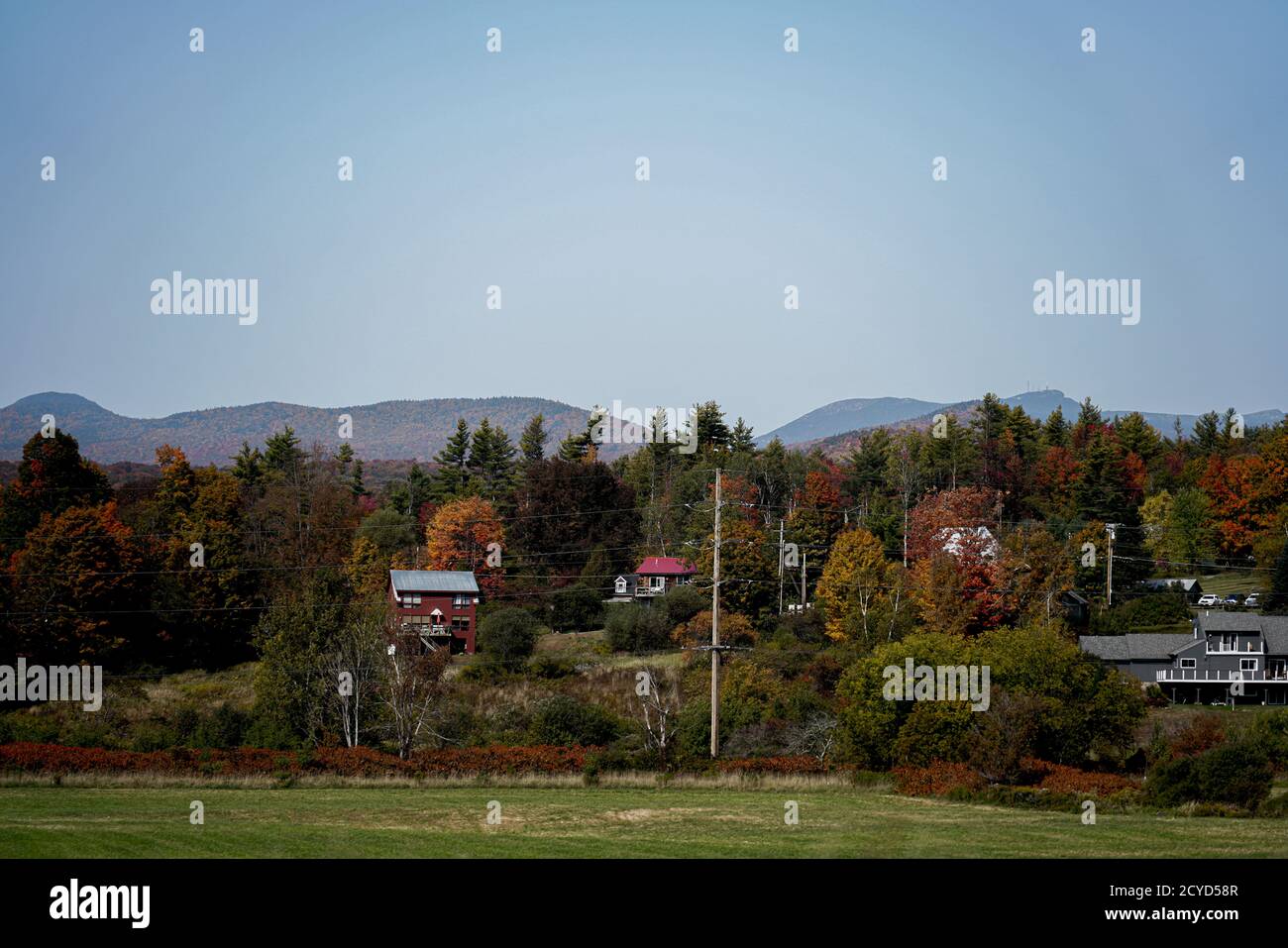 Fall colors in Vermont Stock Photo - Alamy