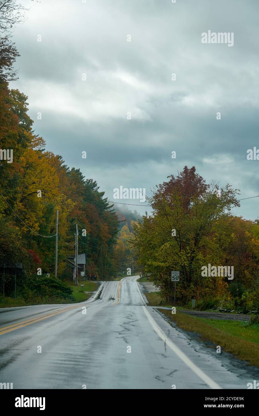 Fall colors in Vermont Stock Photo - Alamy