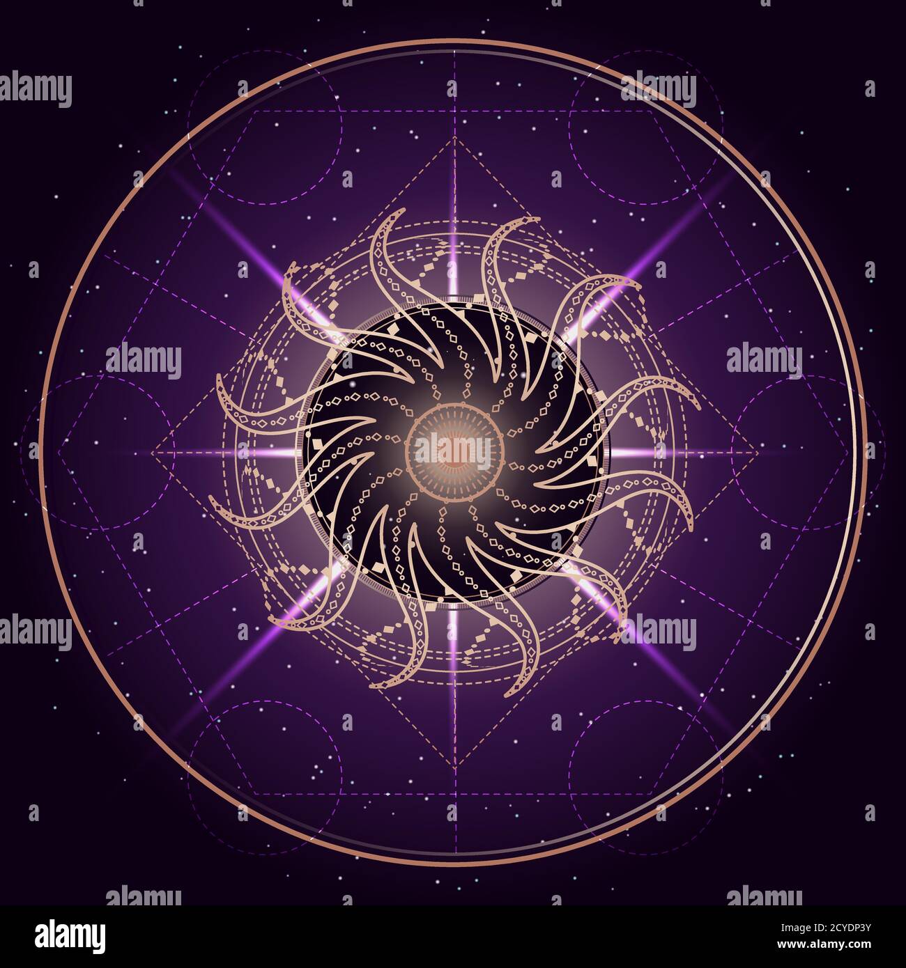 Symbols esoteric sacred magic hi-res stock photography and images - Alamy