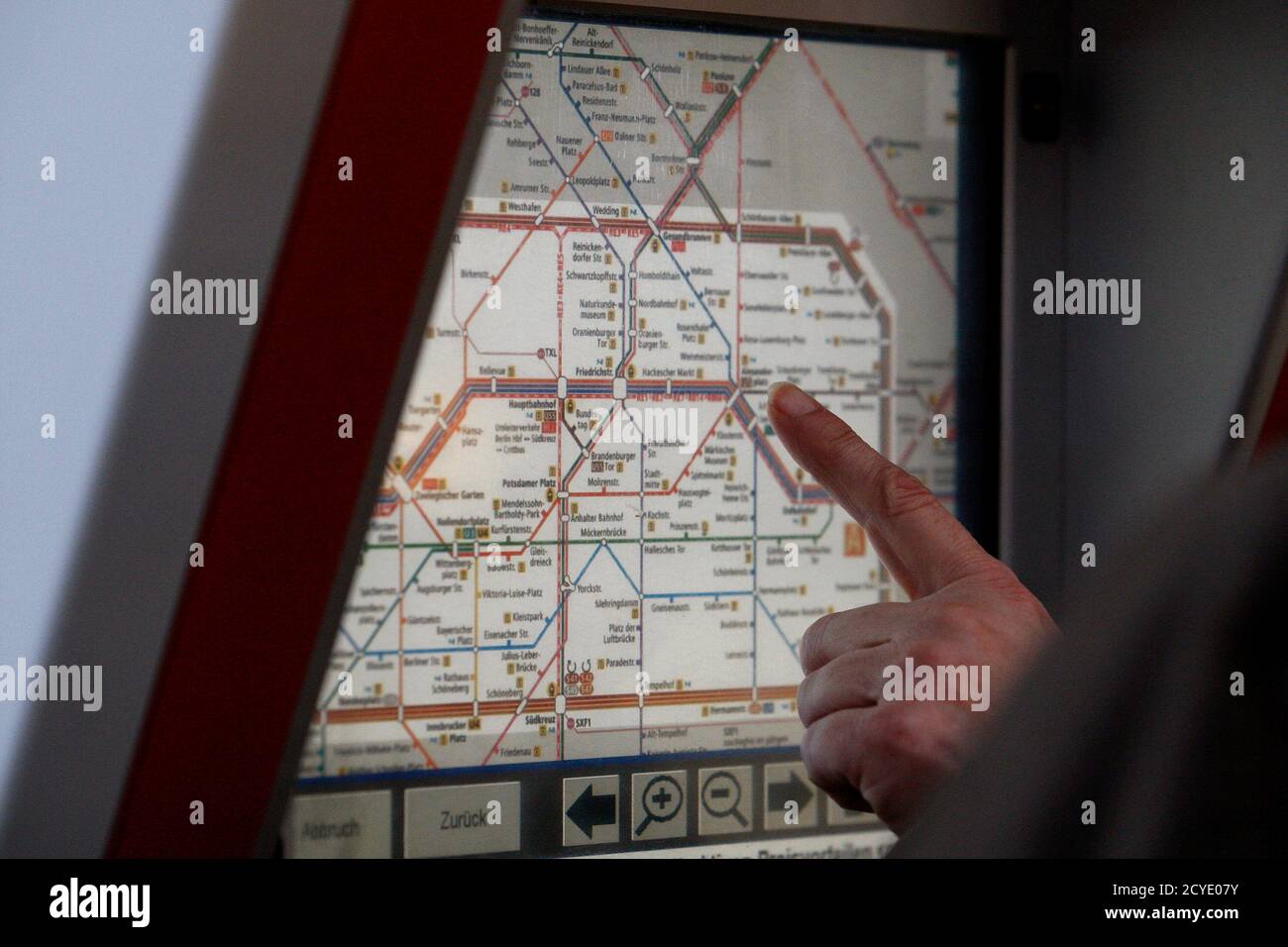 Railway system map germany hi-res stock photography and images - Alamy