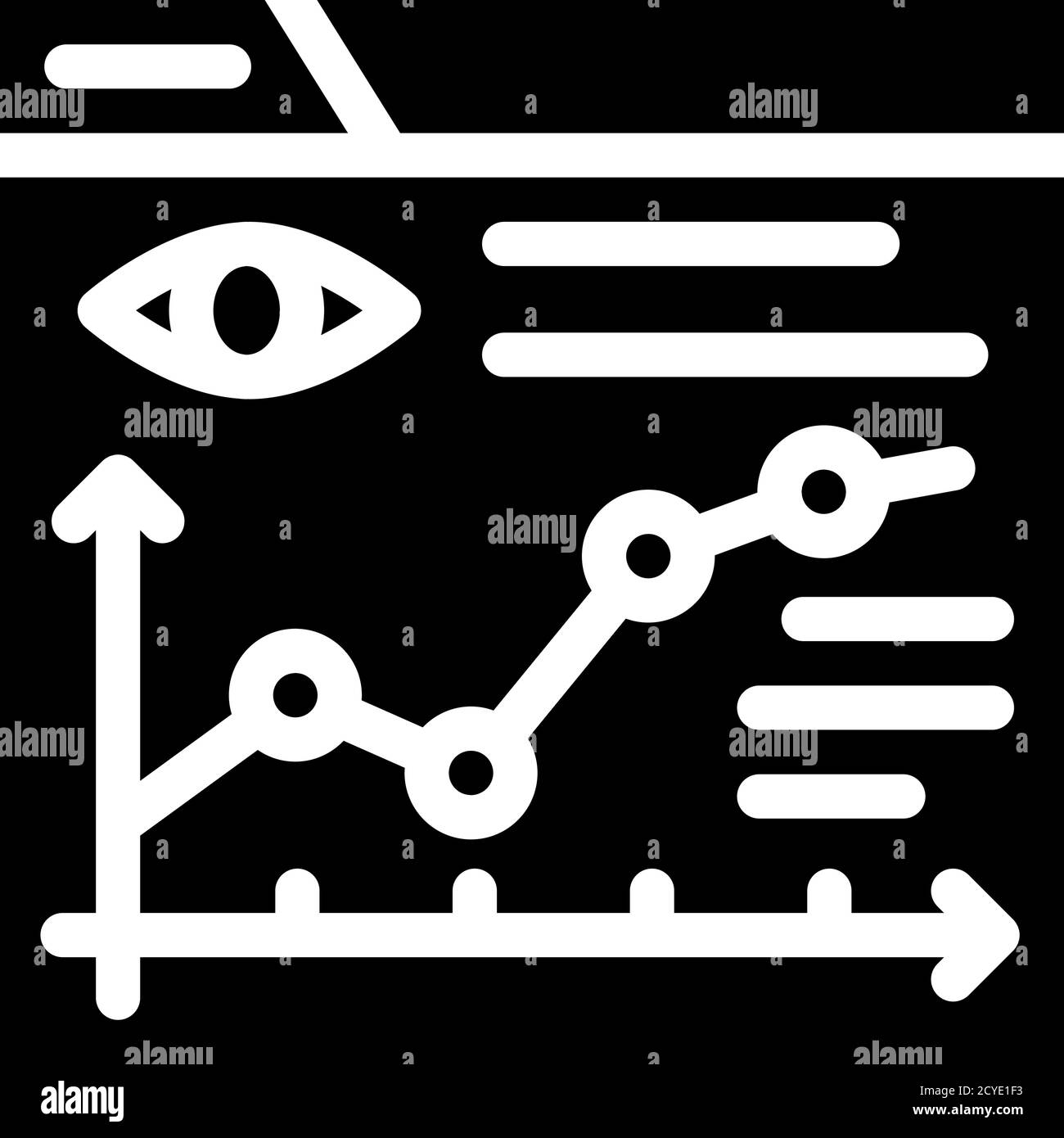 research marketing infographic glyph icon vector illustration Stock ...