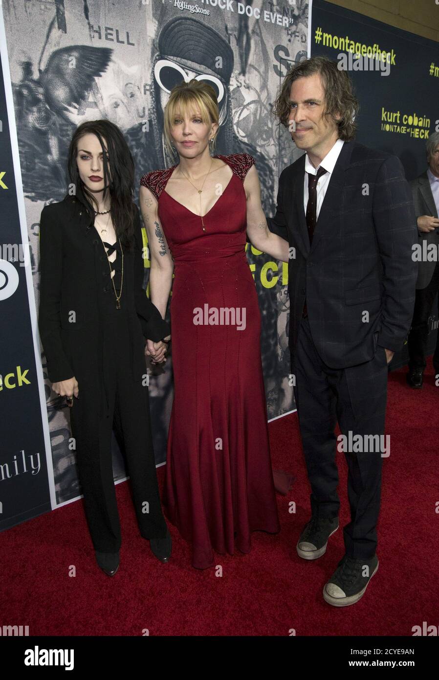 Frances bean cobain courtney love kurt cobain High Resolution Stock ...